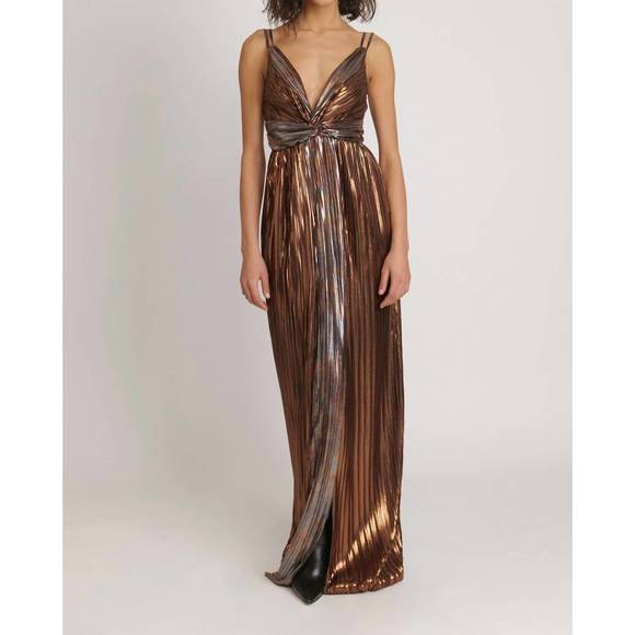 Sabina Musayev | Dresses | New Sabina Musayev Naomi Dress In Bronze ...